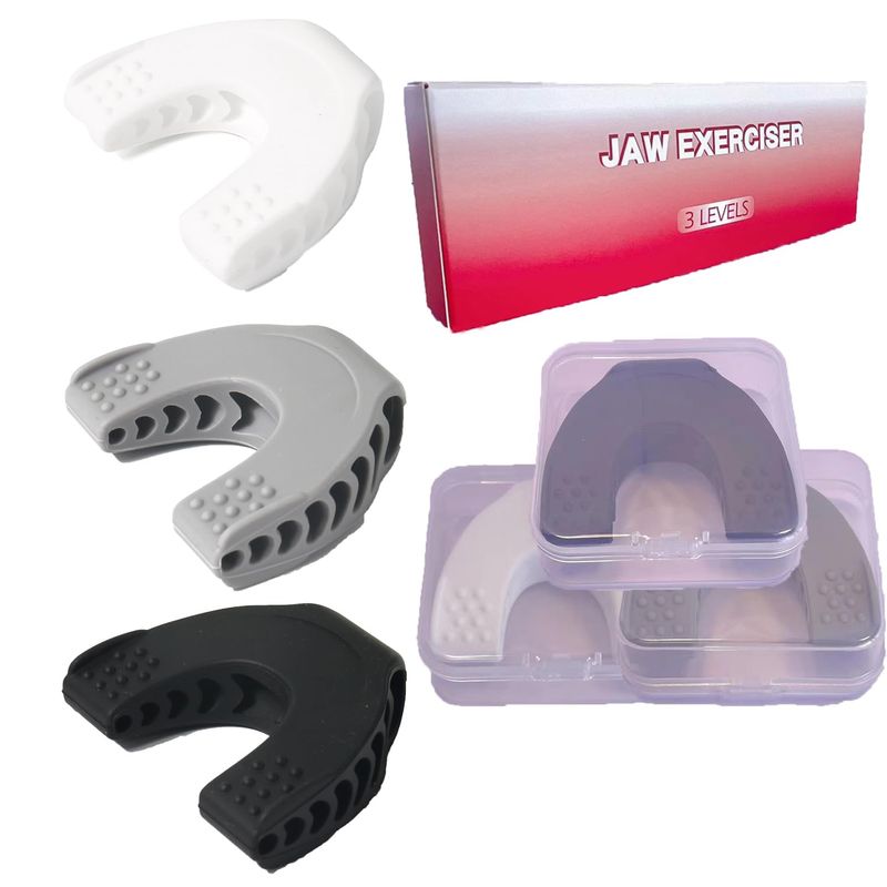 Jaw Exerciser，Jaw Toner for Jawline,Jaw Trainer Chisel Your Jawline ...