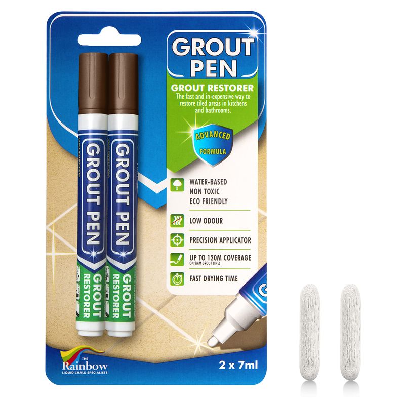 Grout Pen Brown Tile Paint Marker: Waterproof Grout Paint, Tile Grout ...