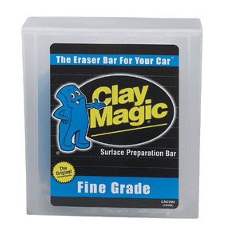 Auto Magic Clay Magic - Blue Clay Bar for Glass, Chrome, Fiberglass ...