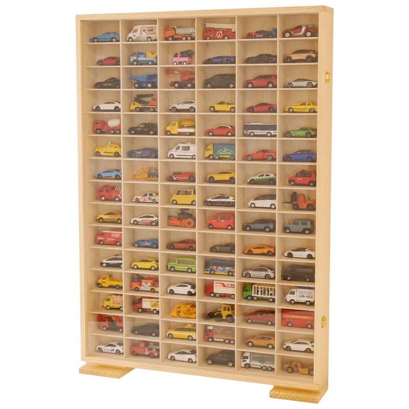 DIYELL Tomica Case, Mini Car Storage, Toy, Collection Box, With Door ...