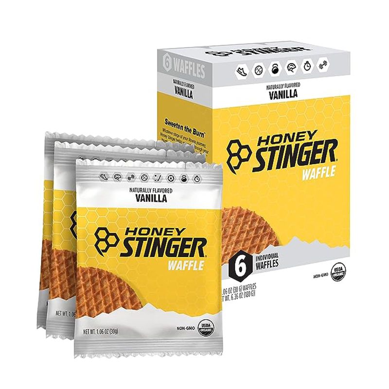 Honey Stinger Organic Vanilla Waffle | Energy Stroopwafel for Exercise ...
