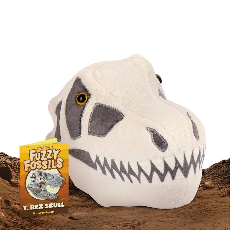 Fuzzy Fossils T rex Stuffed Animal, T rex Plush, Dinosaur Stuffed ...