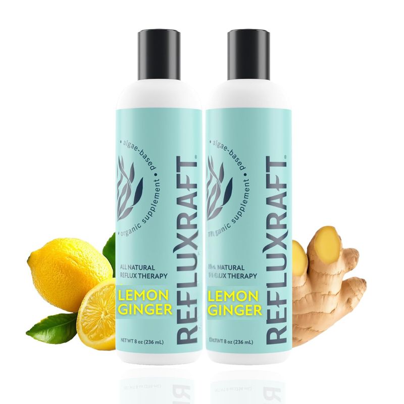 RefluxRaft Acid Reflux Therapy, Organic Alginate, Rapid & Long Lasting ...