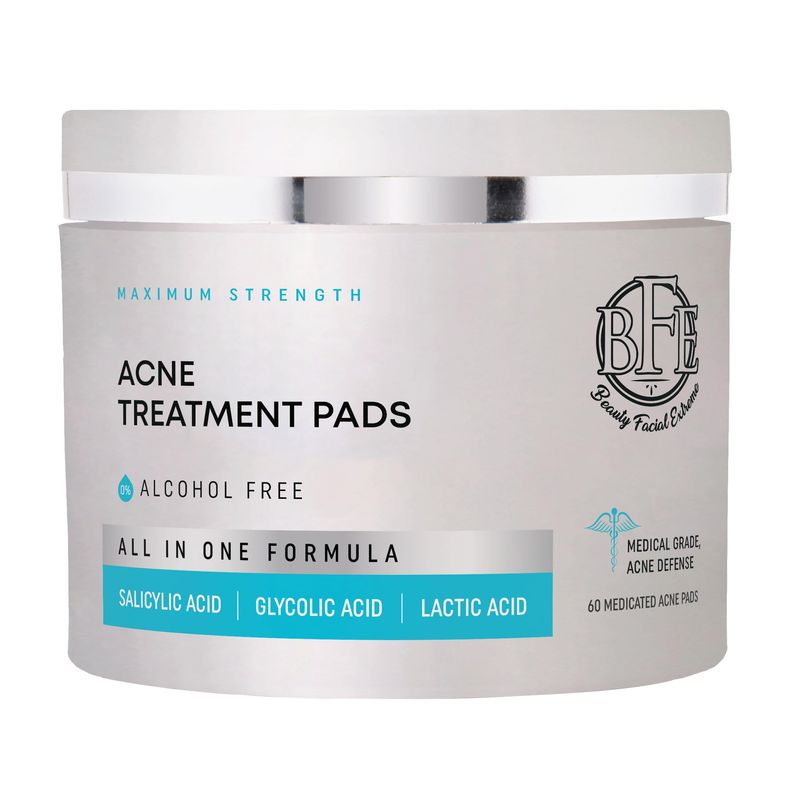 Acne Treatment Pads- Eliminates Cystic Breakouts, Oily Skin & Clogged ...