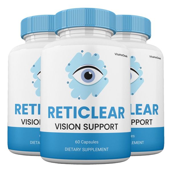 Reticlear Vision Capsules, for Vision, Clarity & Eye Health Support (3 ...