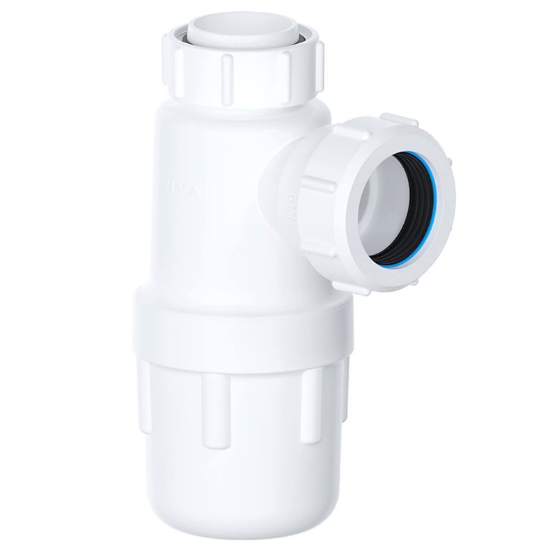 SPARES2GO Waste Bottle Trap 32mm 1-1/4" Basin Bidet Urinal Bathroom ...