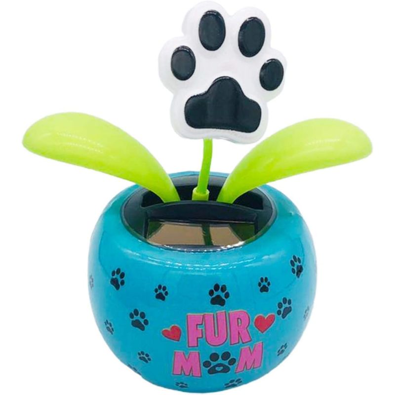 Dog Paw Solar Dancing Flower, Solar Powered Dancing Swinging Flower ...