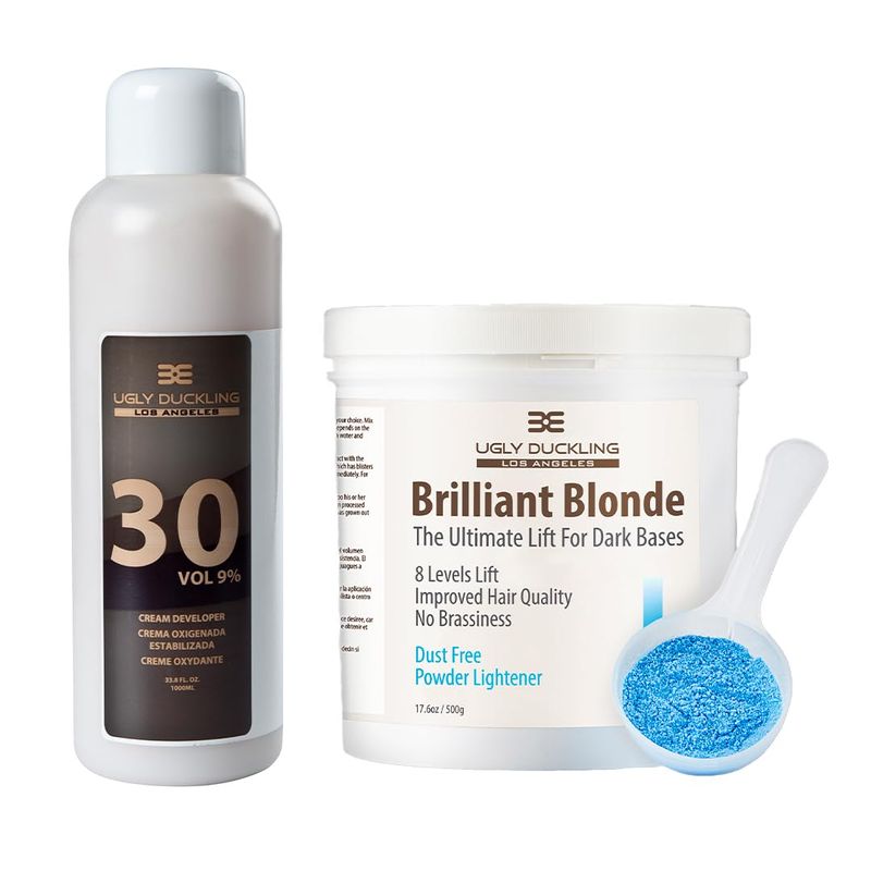 Brilliant Blonde Bleach & 30 Vol Developer - Professional Size ...