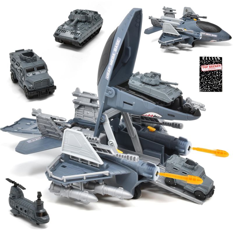 US Air Force Military Aircraft Carrier Toy Fighter Airplane, Raptor ...
