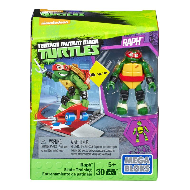 Mega Bloks Teenage Mutant Ninja Turtles Raph Skate Training Pack ...