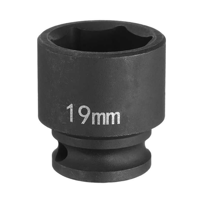 HARFINGTON Deep Impact Socket 3/8" Square Drive by 19mm Metric 6 Point ...