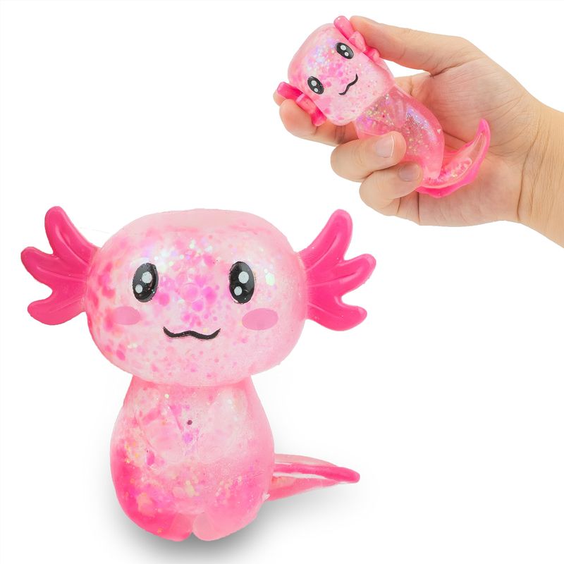 Squishy Stress Glitter Blobfish Toy for Kids Adults, Sugar Balls ...