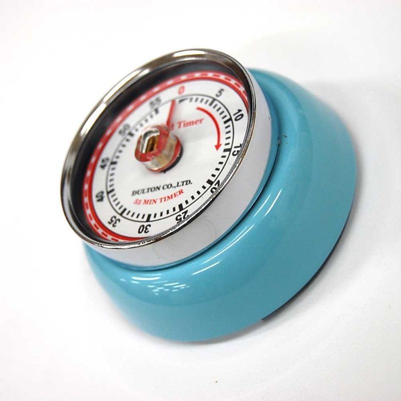 Dulton Kitchen Utensils Kitchen Timer with Magnet Sax Blue Height 1.2 x ...