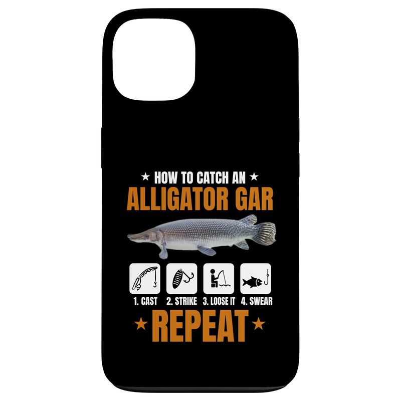 iPhone 13 Alligator Gar Fishing Spot Rod and Reel Combo Alligator Gar ...
