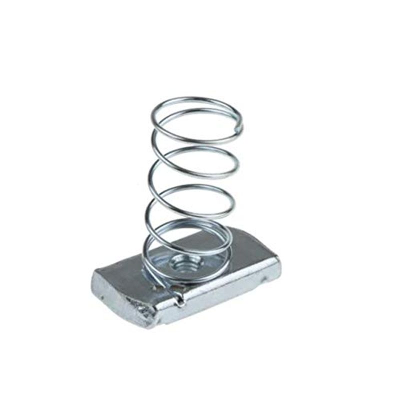 Oglaend M12 Long Spring Nut for Channels Zinc Plated Mild Steel (As ...