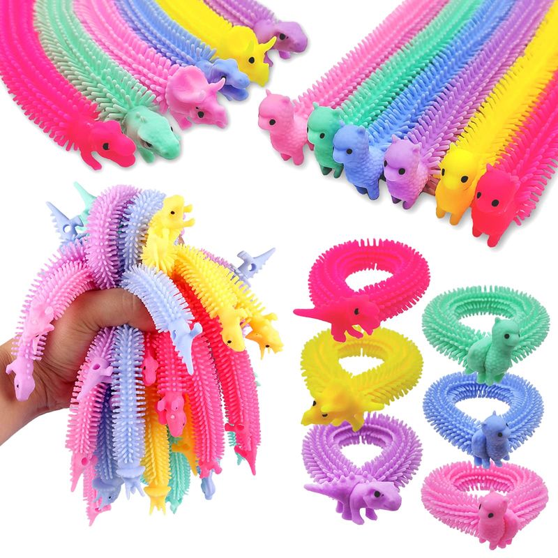20 PCS Stretchy Fidget Toy,Colorful Stretchy Strings Fidget Toy,Sensory ...
