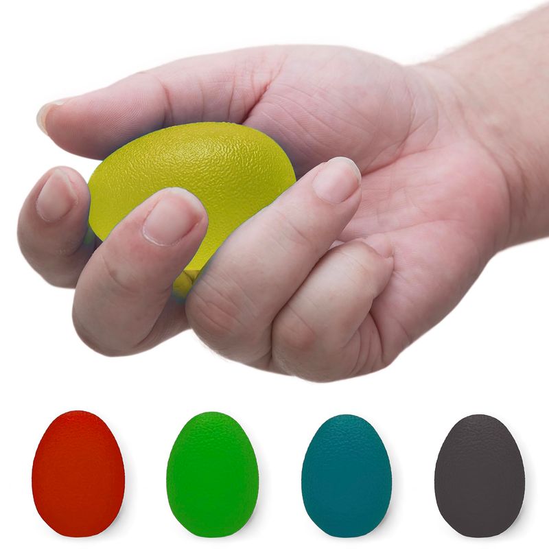 Hand Exerciser Egg | Very Soft - Ergonomic Gel Ball Eggs for Arthritic ...