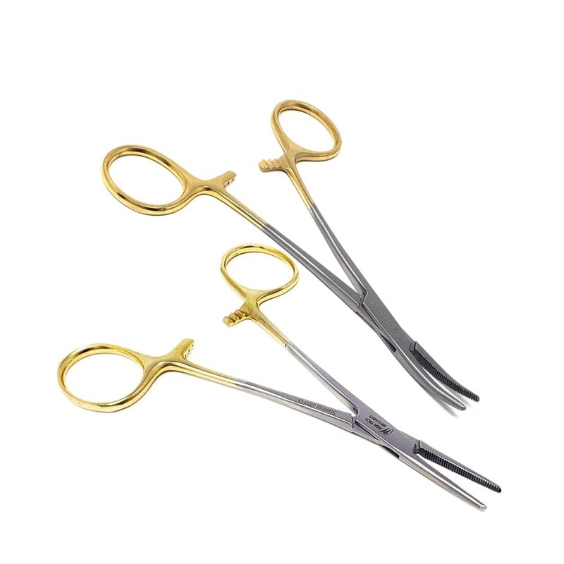 2 Pcs Pet Groomer Dog/Cat Hemostat Forceps 5" Hair Puller with STR ...
