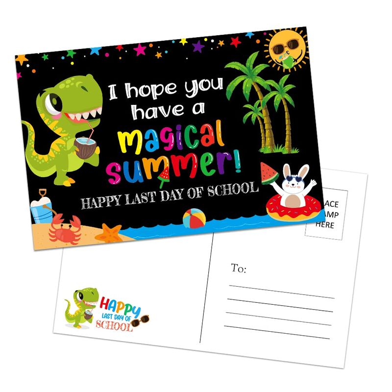 WaaHome 36pcs Happy Last Day of School Postcards for Kids Students, End ...