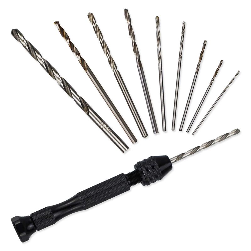 Precision Pin Vise Hobby Drill, 26 Pcs Precision Pin Vise Hand Drill ...