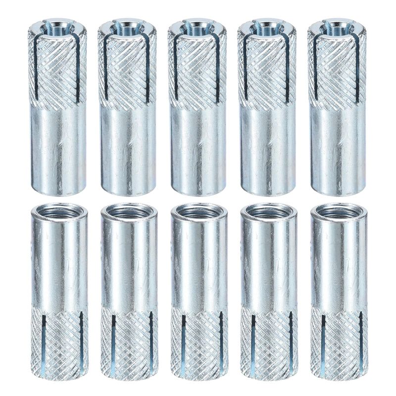 DTGN M8 x 30mm Drop-In Anchors - 50 Pack - Good for Dry Walls Hollow ...