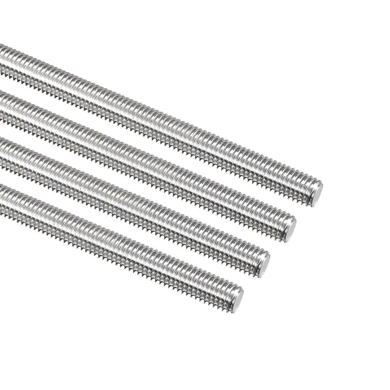 TA-VIGOR 4Pcs M8 x 400mm Fully Threaded Rod, 304 Stainless Steel ...