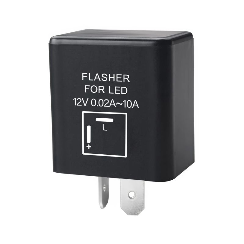 ESEWALAS 2-Pin Electronic Turn Signal Flasher Relay,12V Flasher Relay ...