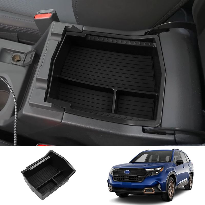 WODHMIEY Center Console Organizer Fit for Forester 2025, Console Tray ...