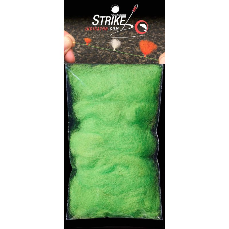 New Zealand Strike Indicator Wool - Bulk - Hi-Vis Fluorescent Green ...