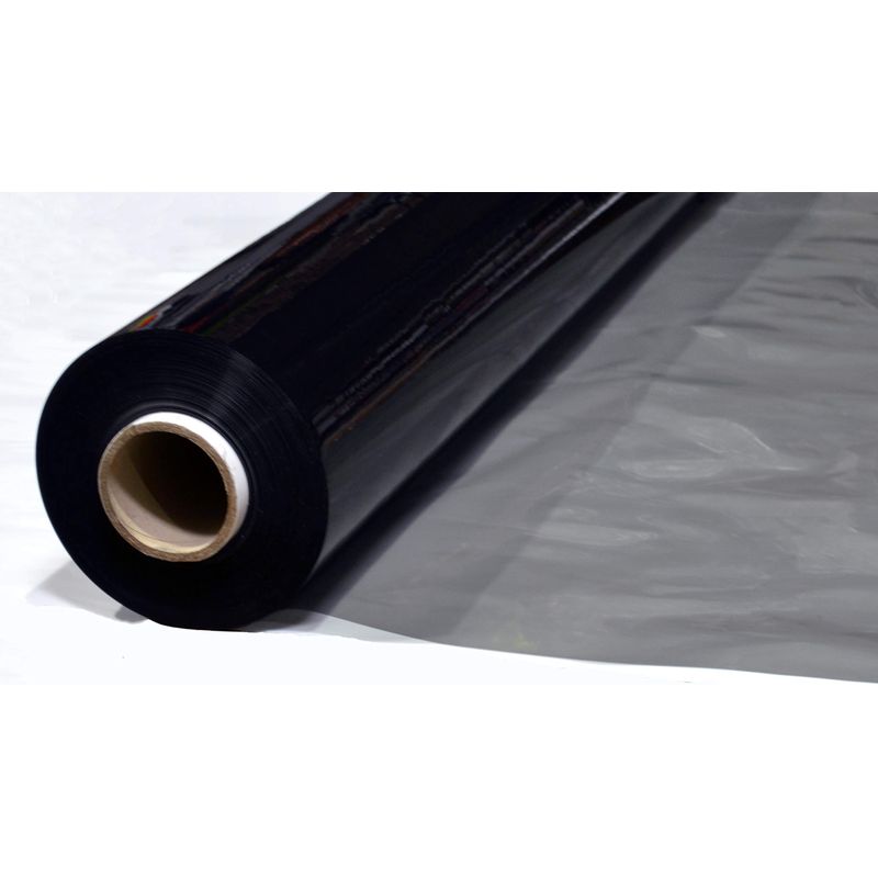 Smoke Tinted Clear Black Vinyl Fabric - 10-Gauge PVC - Sold by The Yard ...