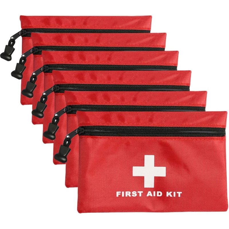 6 Pack Mini First Aid Kit Empty Pouch, Travel Empty First Aid Kit Pouch ...