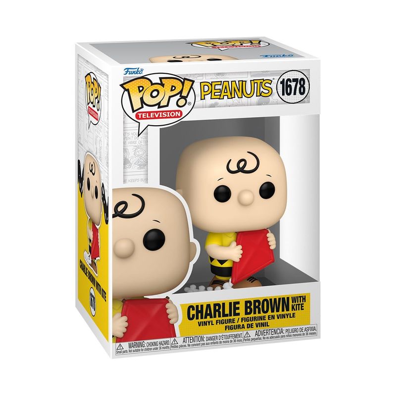 Funko Pop! Animation: Peanuts - Charlie Brown - CB with Kite - Classic ...
