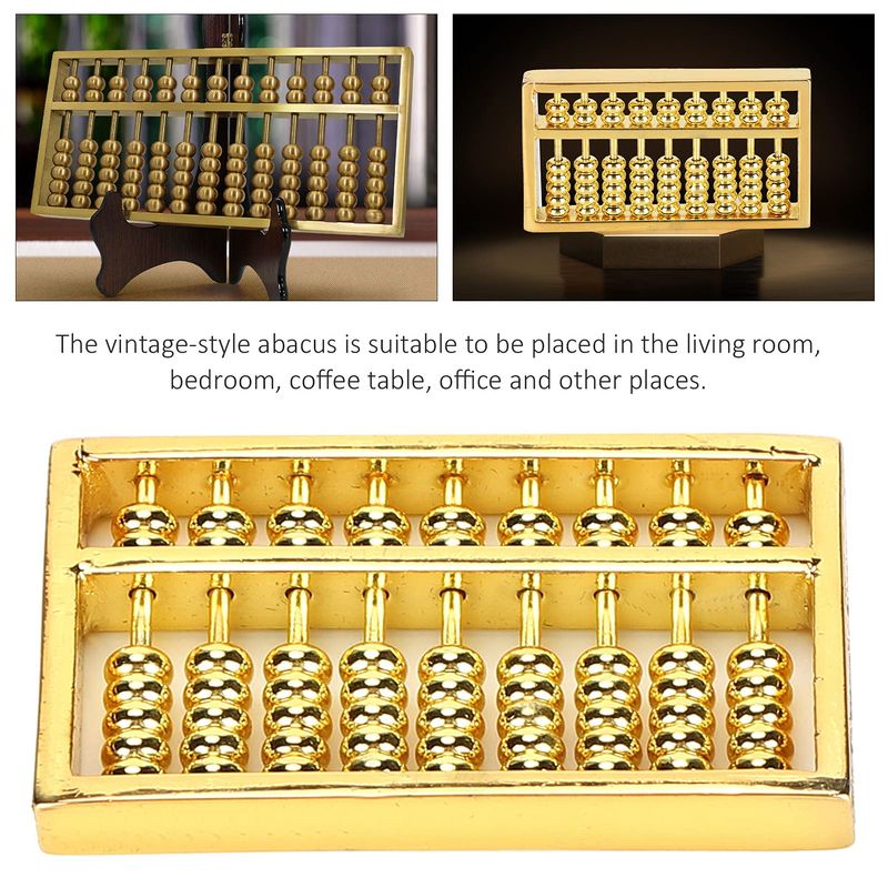 Mini Brass Abacus, Mini Copper Abacus Mini Abacus Ornament Chinese ...