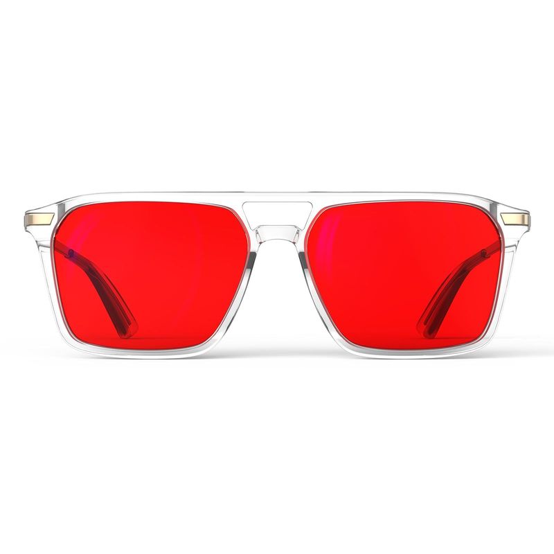Goiteia 100% Red Blue Light Glasses - Sleep Glasses for Total Blue and ...