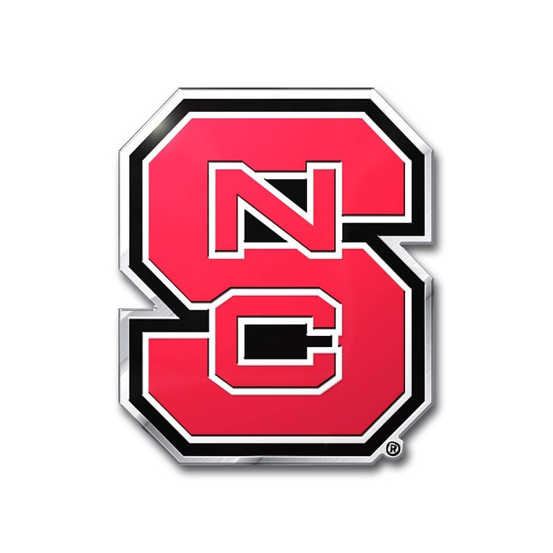 FANMATS 60547 NC State Wolfpack Heavy Duty Aluminum Embossed Color ...