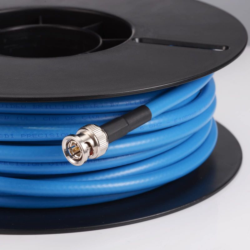 Superbat SDI Cable 75 Ohm BNC Cable (Belden 1694A 50ft) 3G/6G/12G SDI Video Cable Supports 6G ...
