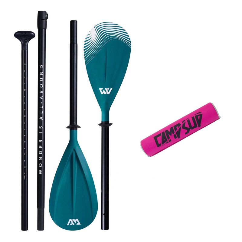 CampSup Aqua Marina Set 2-in-1 Paddel iSUP & Kajak Dual-Tech Aluminium ...