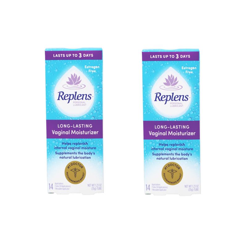Replens 35 g Tube 14 Applications with Reusable Applicator (Pack of 2 ...