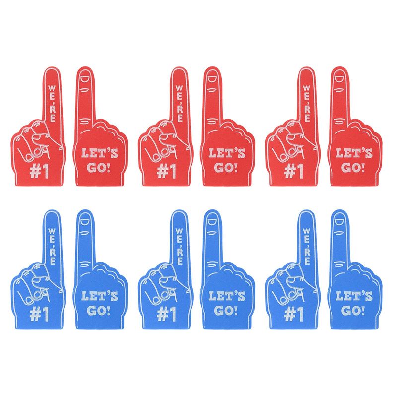 PATIKIL Mini Foam Fingers 5.1 Inch, 48 Pack We're #1,let's go ...