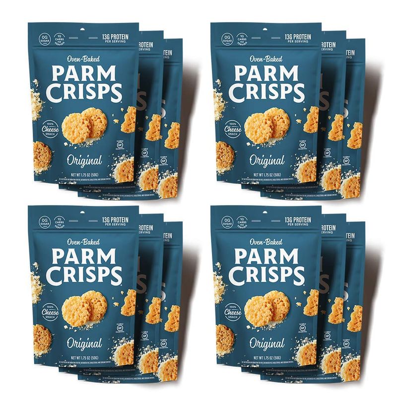 ParmCrisps - Original Cheese Parm Crisps, Made Simply with 100% REAL ...