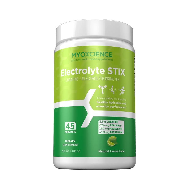 MYOXCIENCE Electrolyte STIX | Creatine Electrolyte Powder | Recovery ...
