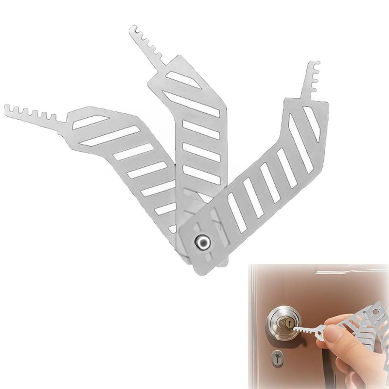 Lock Pick Set, Lock Picking Kit with Stainless Steel Master Key Decoder ...