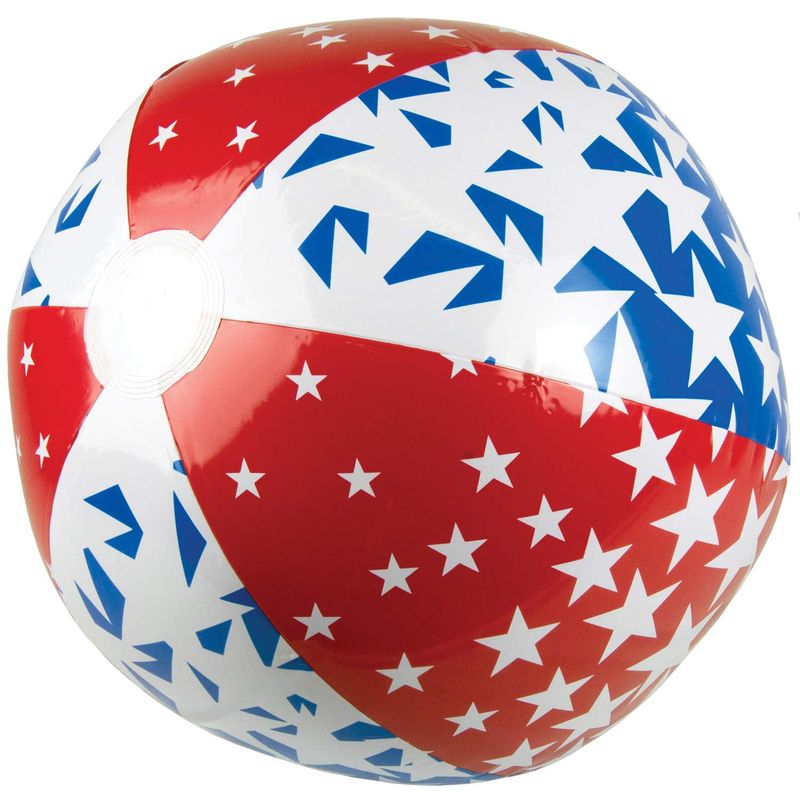 Poolmaster American Stars Inflatable Swimming Pool and Beach Ball, 24 ...