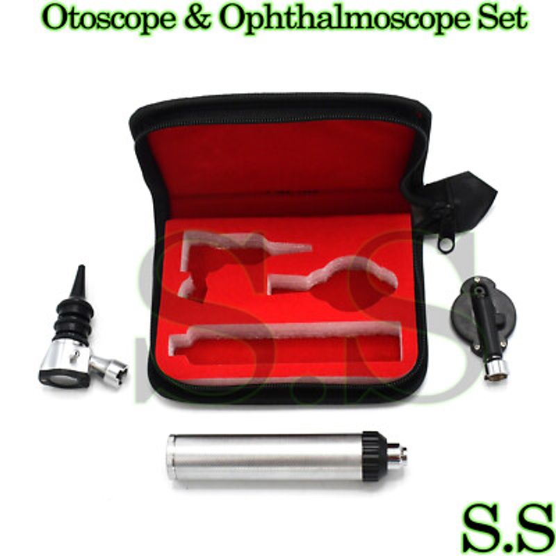 Otoscope Ophthalmoscope Set ENT Medical Diagnostic Surgical Examination ...