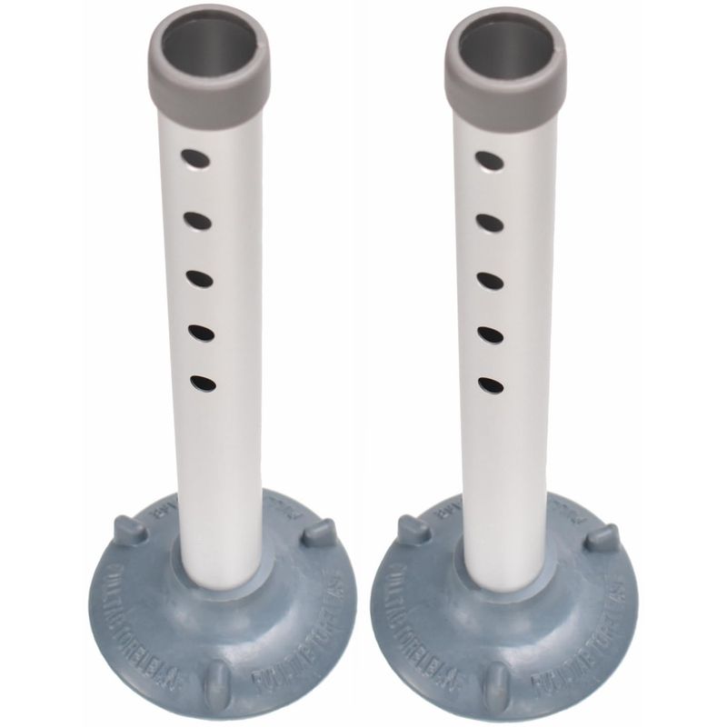 Foot Tube and Suction Cup Tips, for Toilet Safety Rail and Shower Chair ...