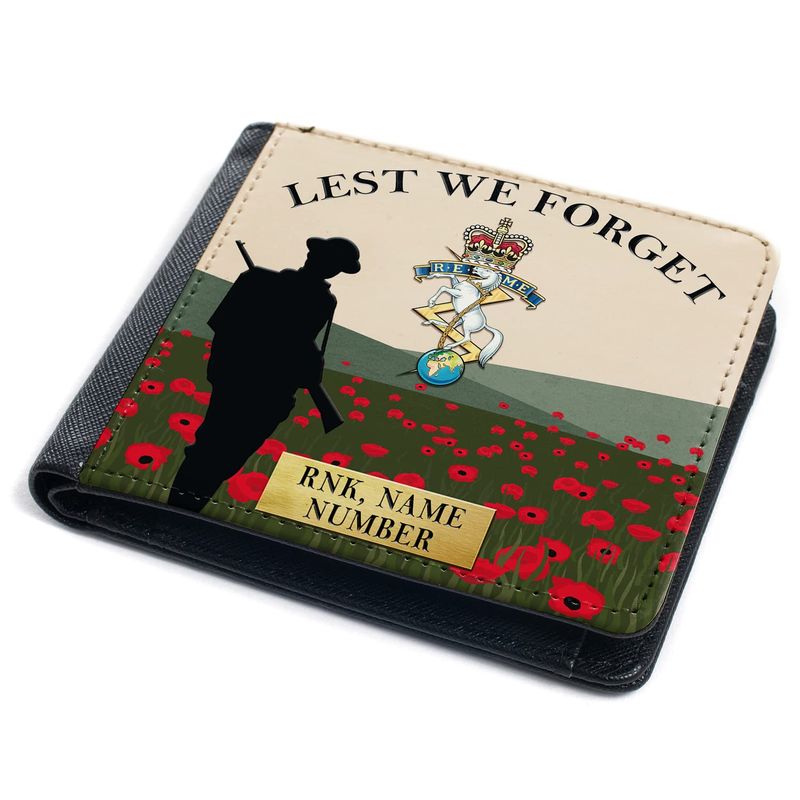 KRAFTYGIFTS Personalised Veteran Wallet Royal Elecrtical & Mechanical ...