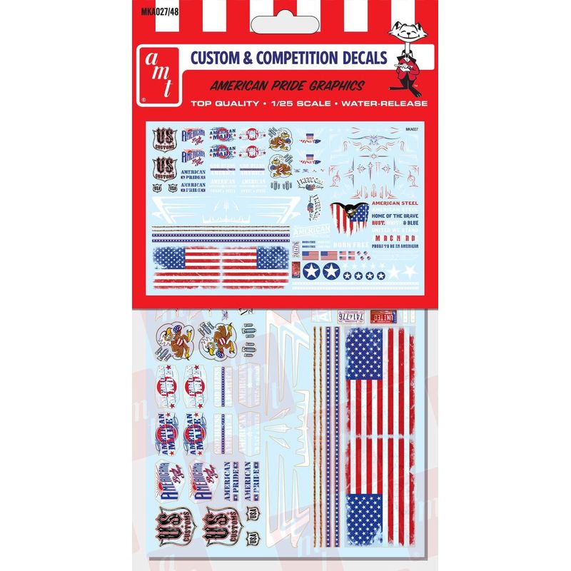 AMT MKA024 Rat Rod Graphics Decal Model Set, 1:25 Scale - Online ...