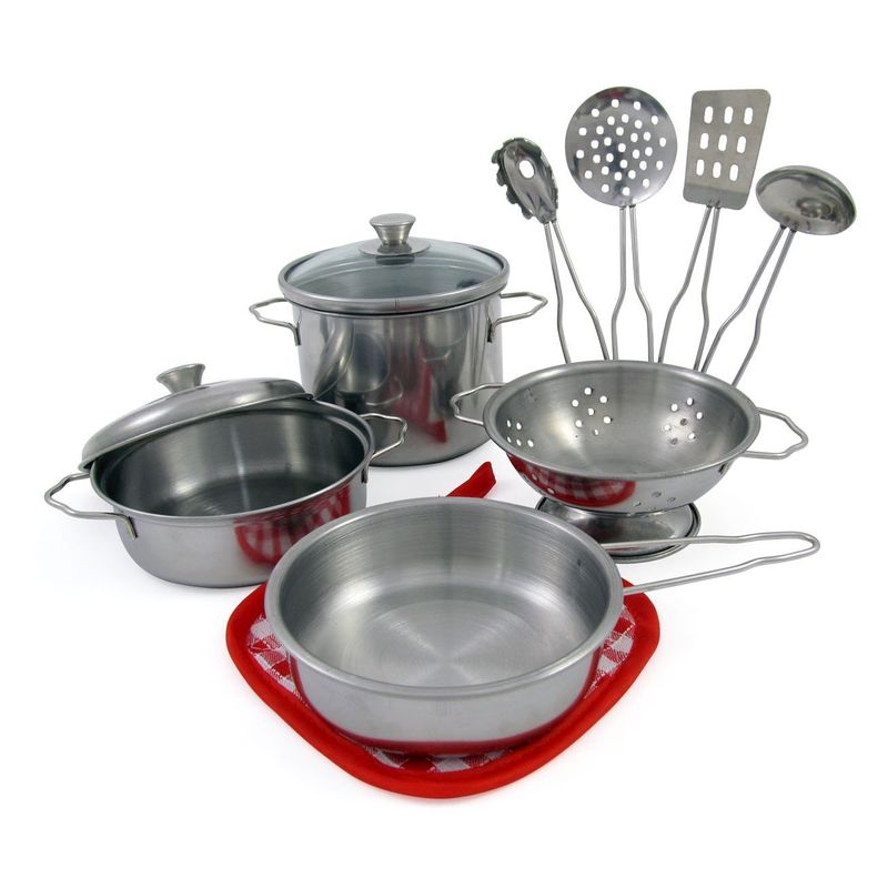 PowerTRC Real Steel Kid Pots and Pans Play Set for Toddlers| Pretend ...