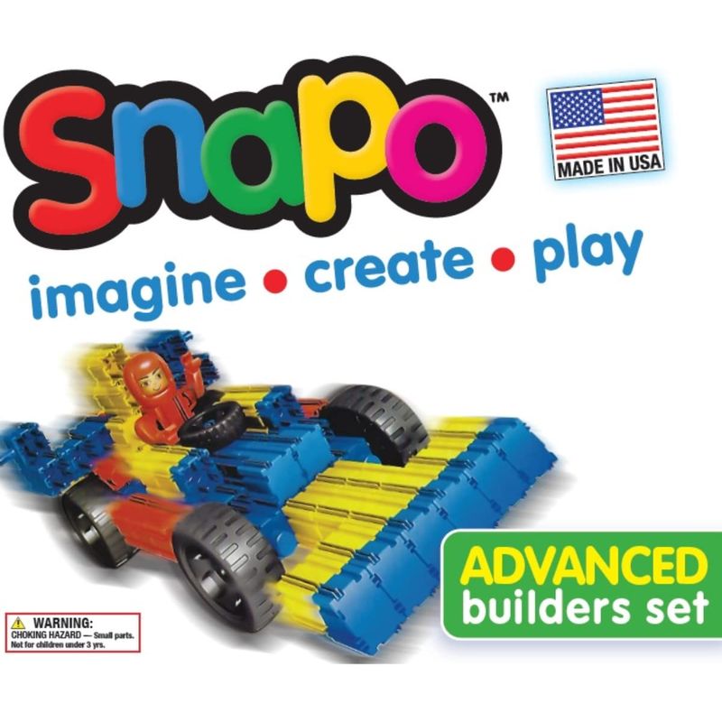SNAPO Advanced Builder Blocks 7 Years and up - Six-Sided Toddler ...