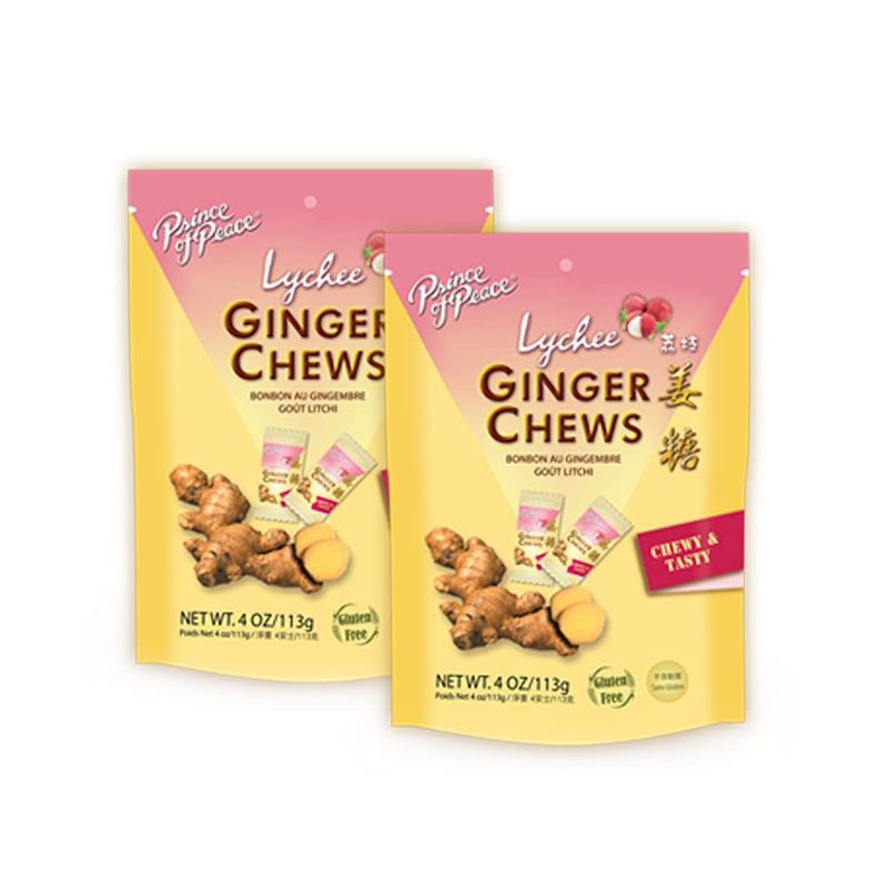 Prince of Peace Ginger Chews with Lychee, 4 oz. – Candied Ginger ...
